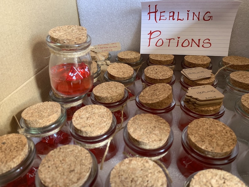 100ml D&D Dice Potion of Healing or Greater Healing! - Etsy