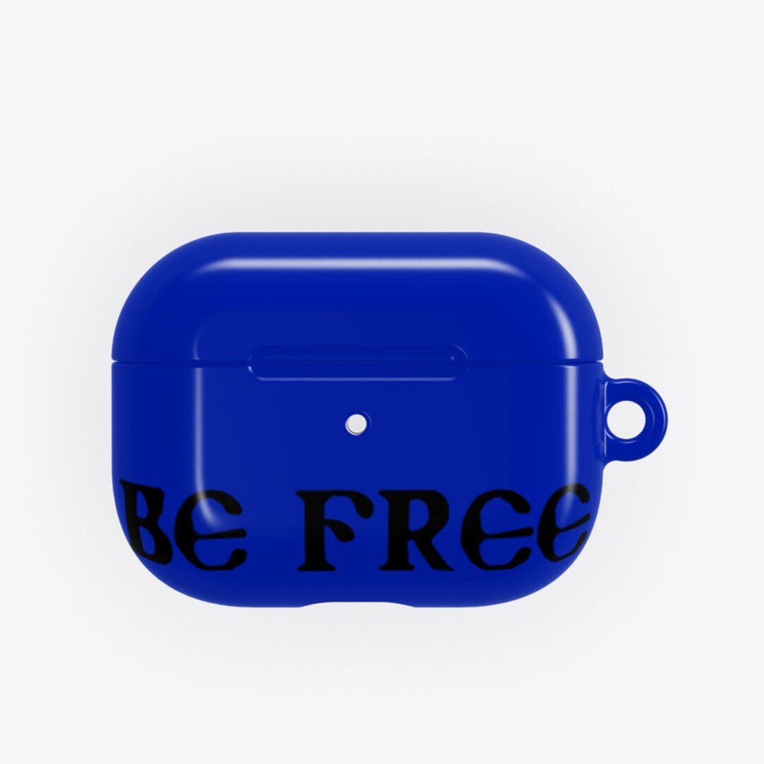 Blue AirPod Pro Case - Grandmadefinds - Be Free - Etsy