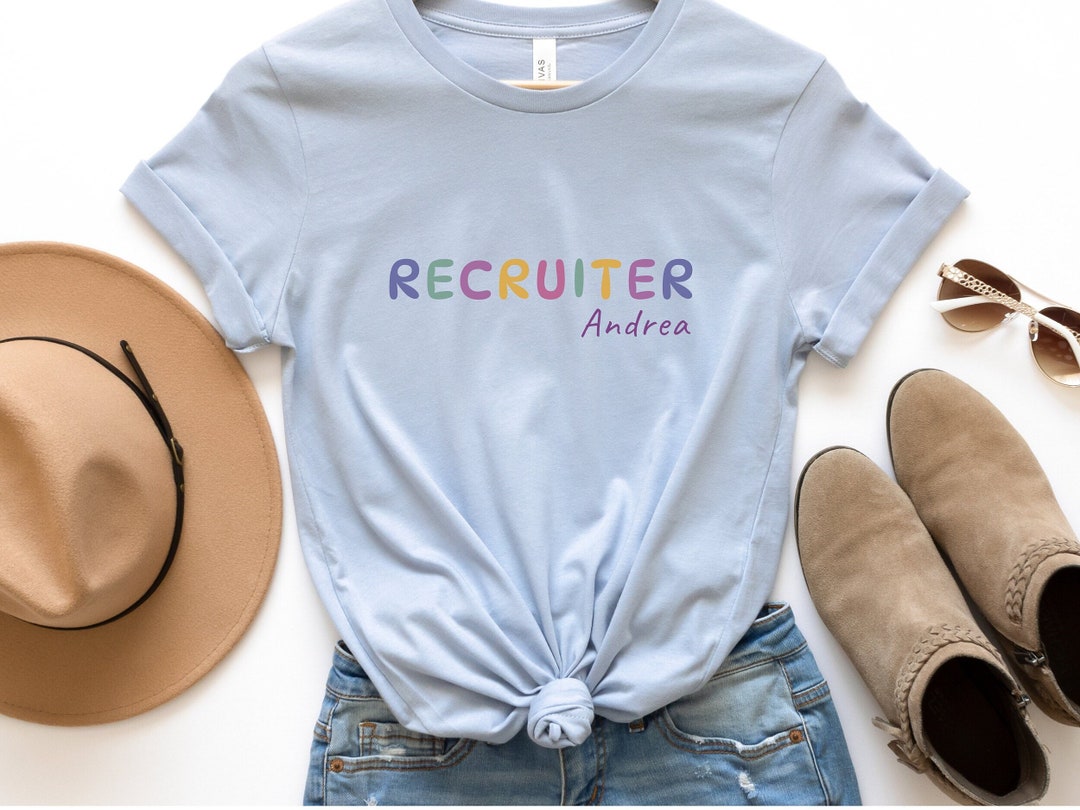 Recruiter Shirt Custom Recruitment Gift Custom Fun Recruiter Team Gifts ...