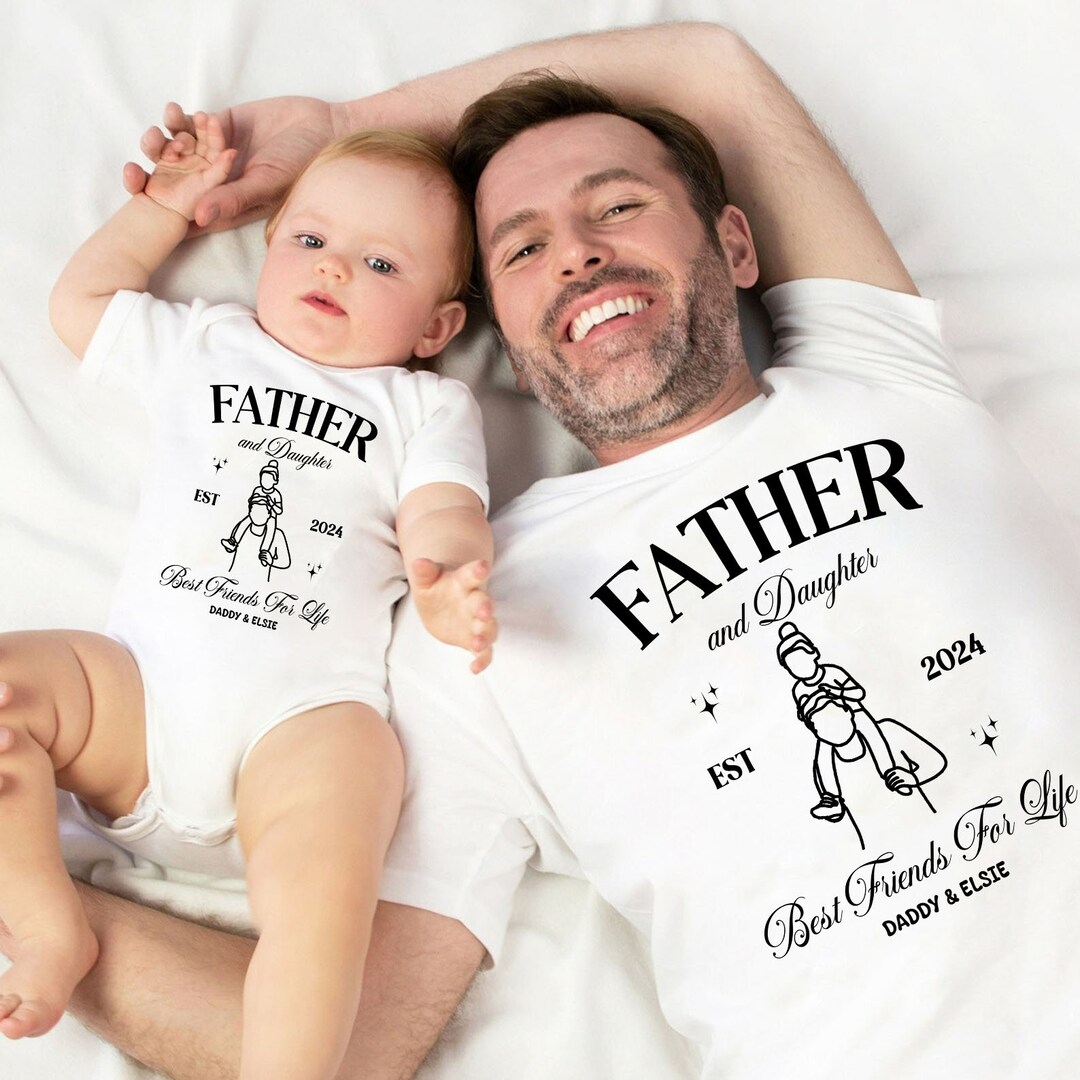 Personalized Daddy and Daughter Shirt, Daddy and Me, Father's Day Gift ...