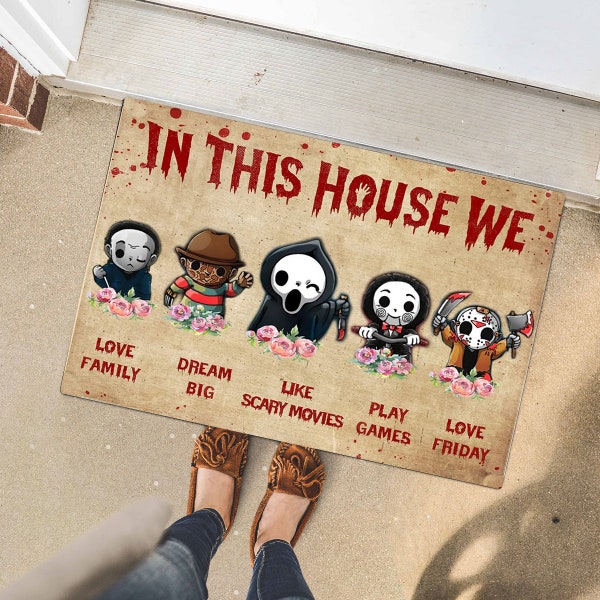 Michael Myers Door Mat - Etsy