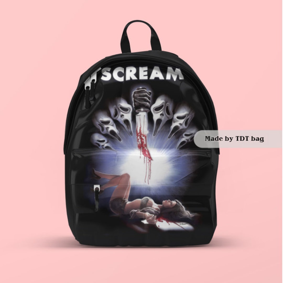 Horror Movies Backpack, Ghostface Backpack, Horror Scream Backpack - Etsy