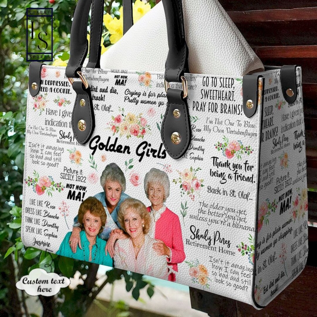 Golden Girls Purse and Handbags Golden Girls Totebag Golden - Etsy