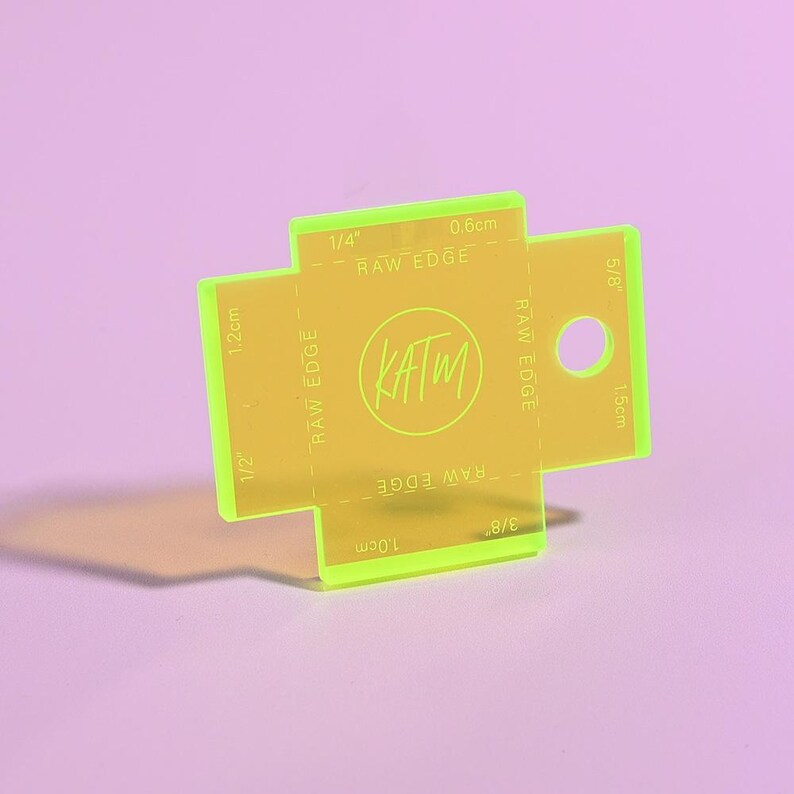 KATM Acrylic Measuring Gauge for Labels and Tags - Etsy