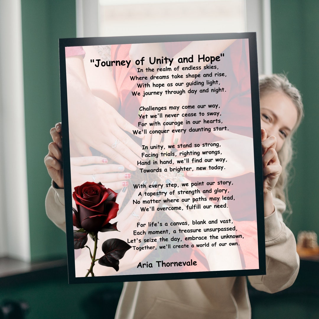 Custom Painting Poem Quote| Poem Art Print, Wall Art, Wall Hanging ...