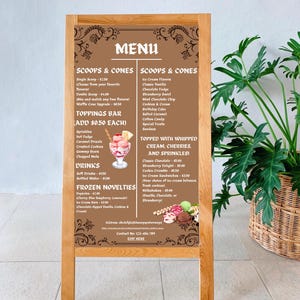 Editable Restaurant Menu Template Customizable Food Menu Design Perfect ...