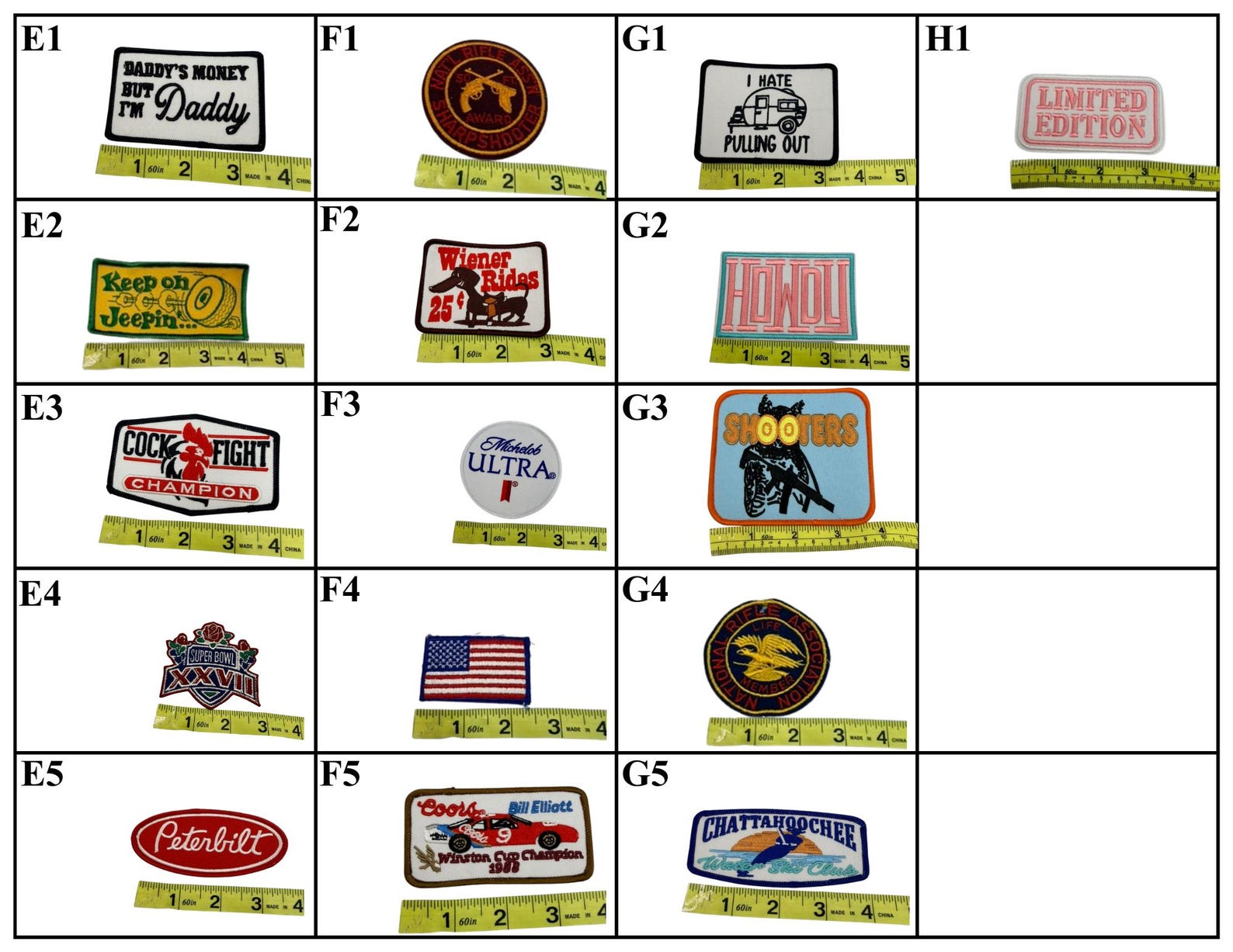 Vintage Logo Patches for Trucker Hats – Retro Western Iron on / Sew on ...