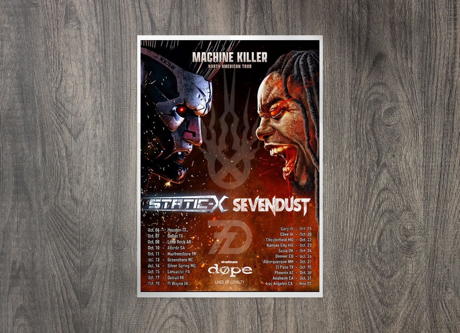 Static X and Sevendust for the Machine Killer North American Tour ...