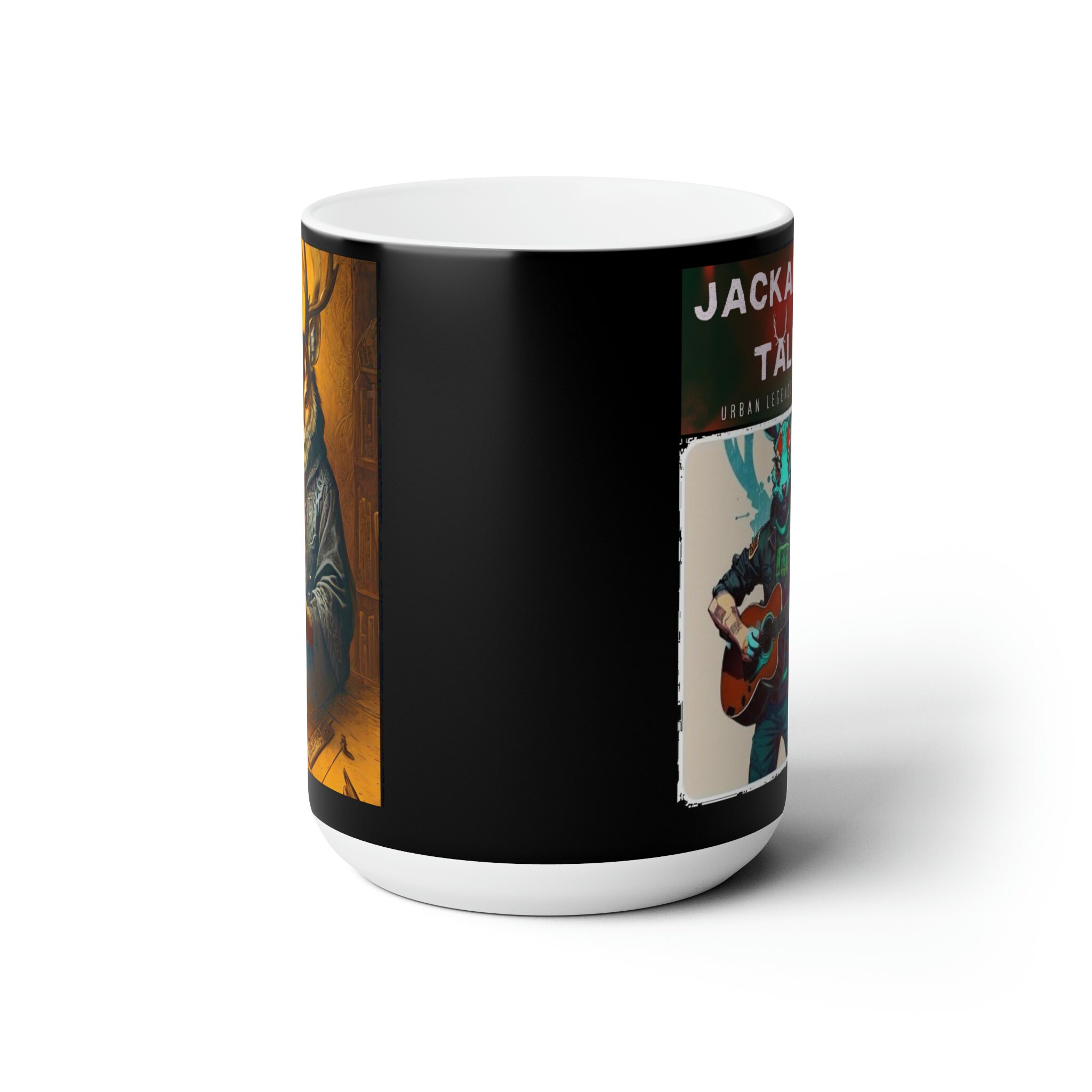 Jackalope Tales 3 Large 15oz Ceramic Mug Podcast Lisa Umbarger Charles ...