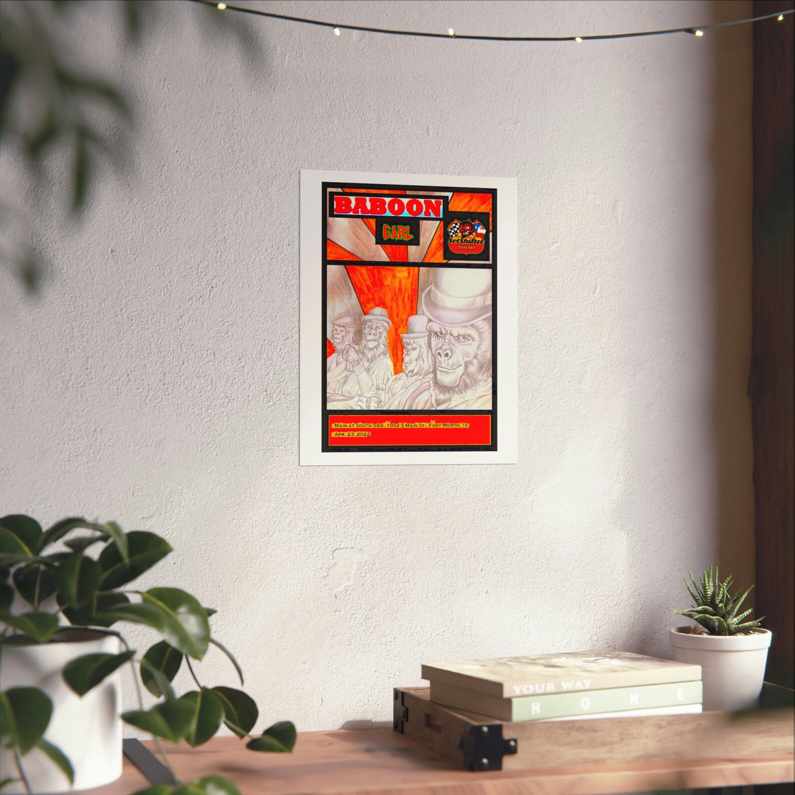 Solshifter Gig Apr. 23, 2022 Baboon Premium Matte Poster Ape Planet a ...