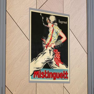 Mistinguett Art Deco Poster: Parisienne Dancer, French Cabaret Print - Etsy