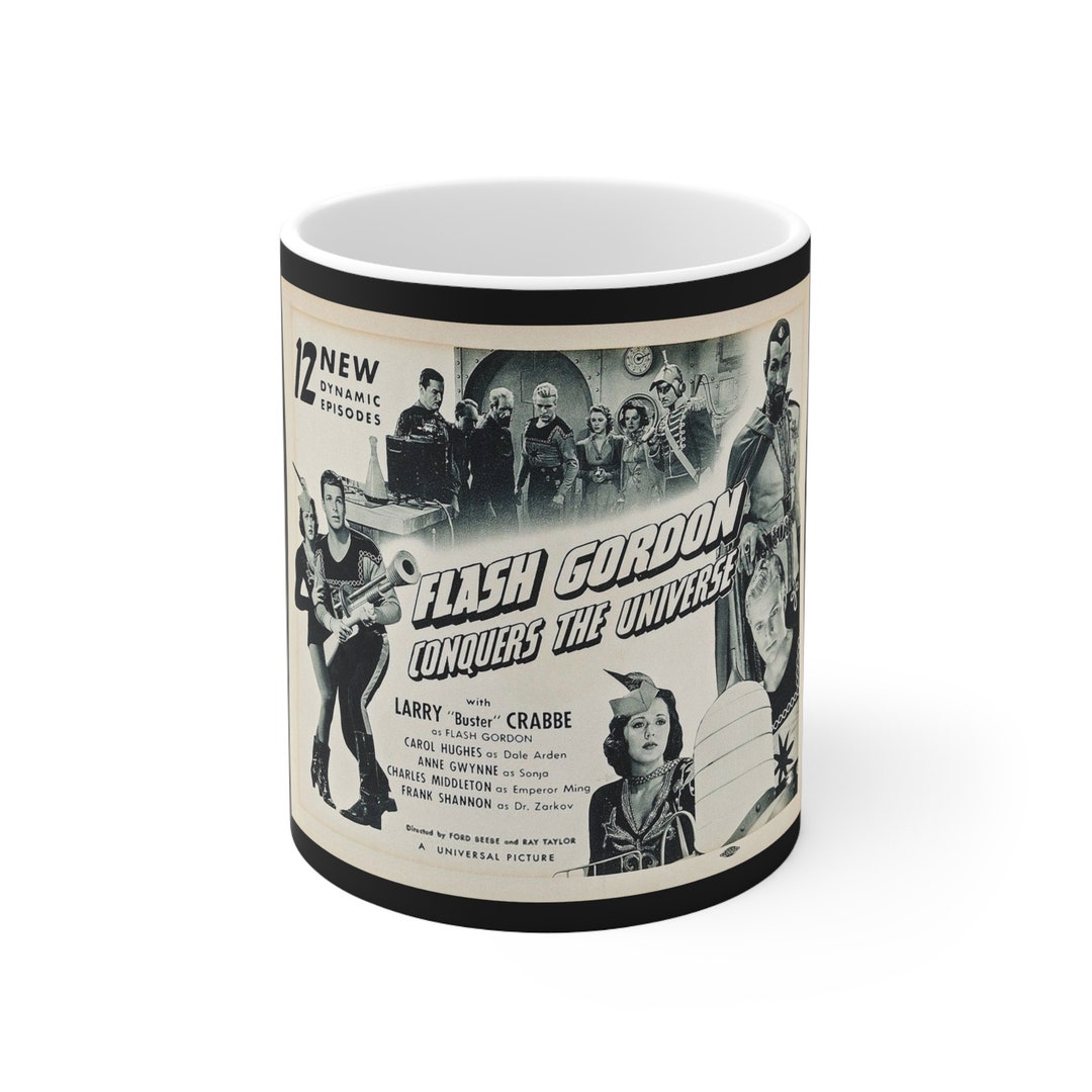 Flash Gordon Conquers the Universe 11oz Mug: Classic Serial, Buster ...