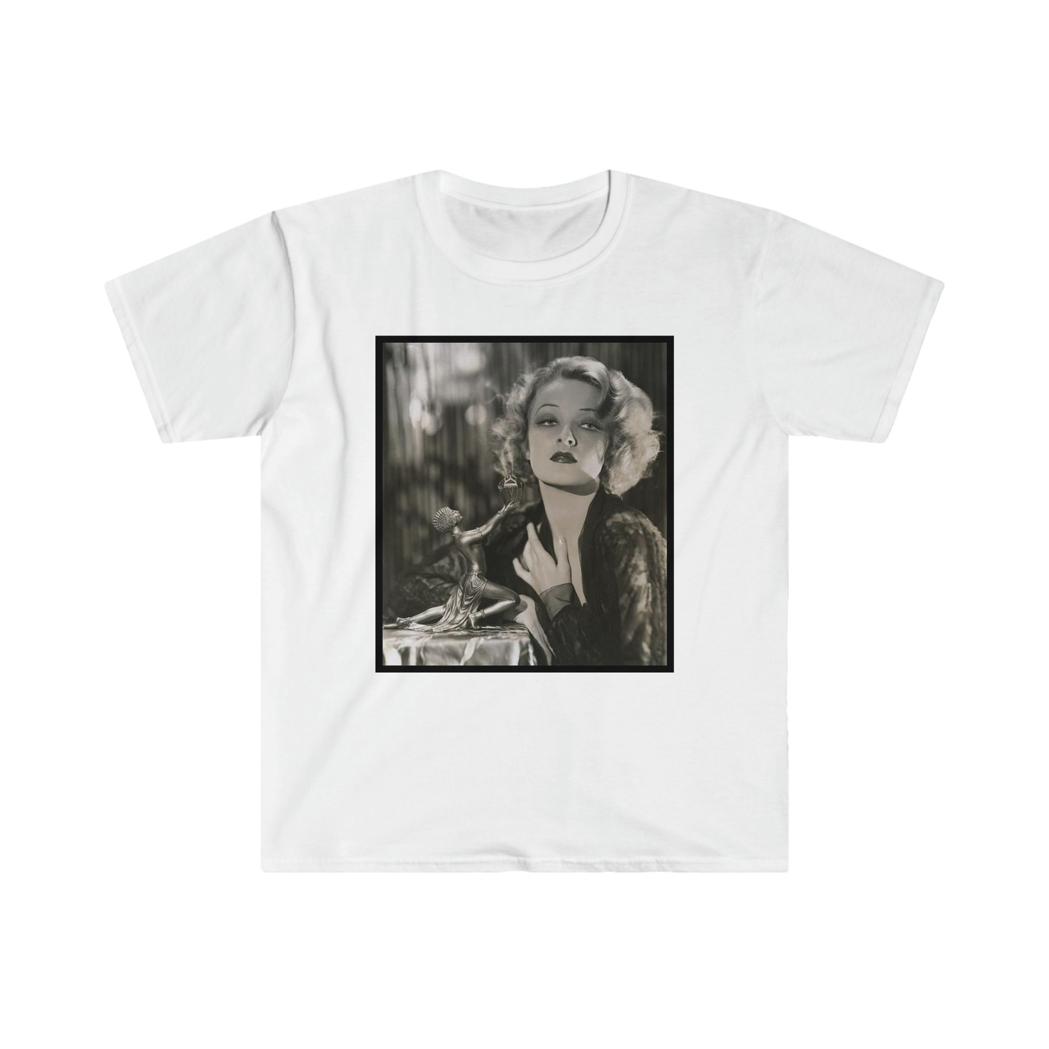 Gwili Andre Art Nouveau Unisex Softstyle T-shirt 1930's Actress Danish ...
