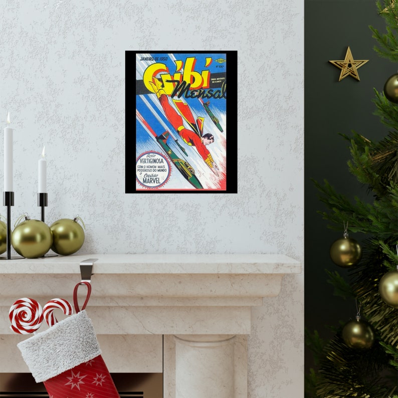 Gibi Mensal 106 1950 Captain Marvel Adventures Premium Matte Poster ...