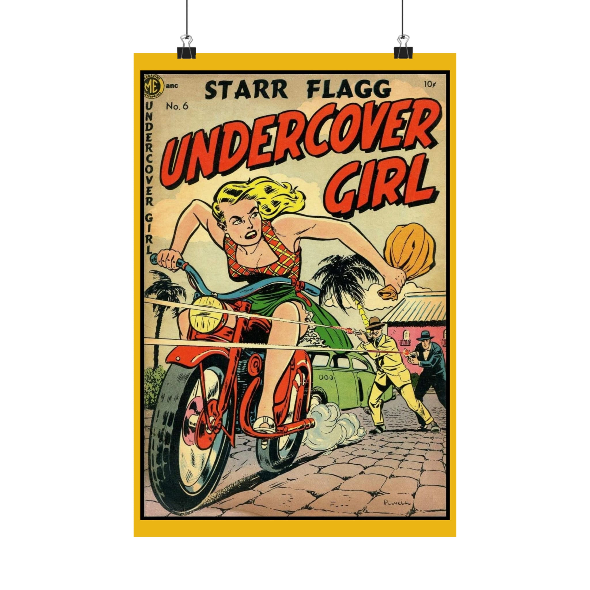 Undercover Girl 6 1953 Premium Matte Posters Detective Noir Heroine Spy ...