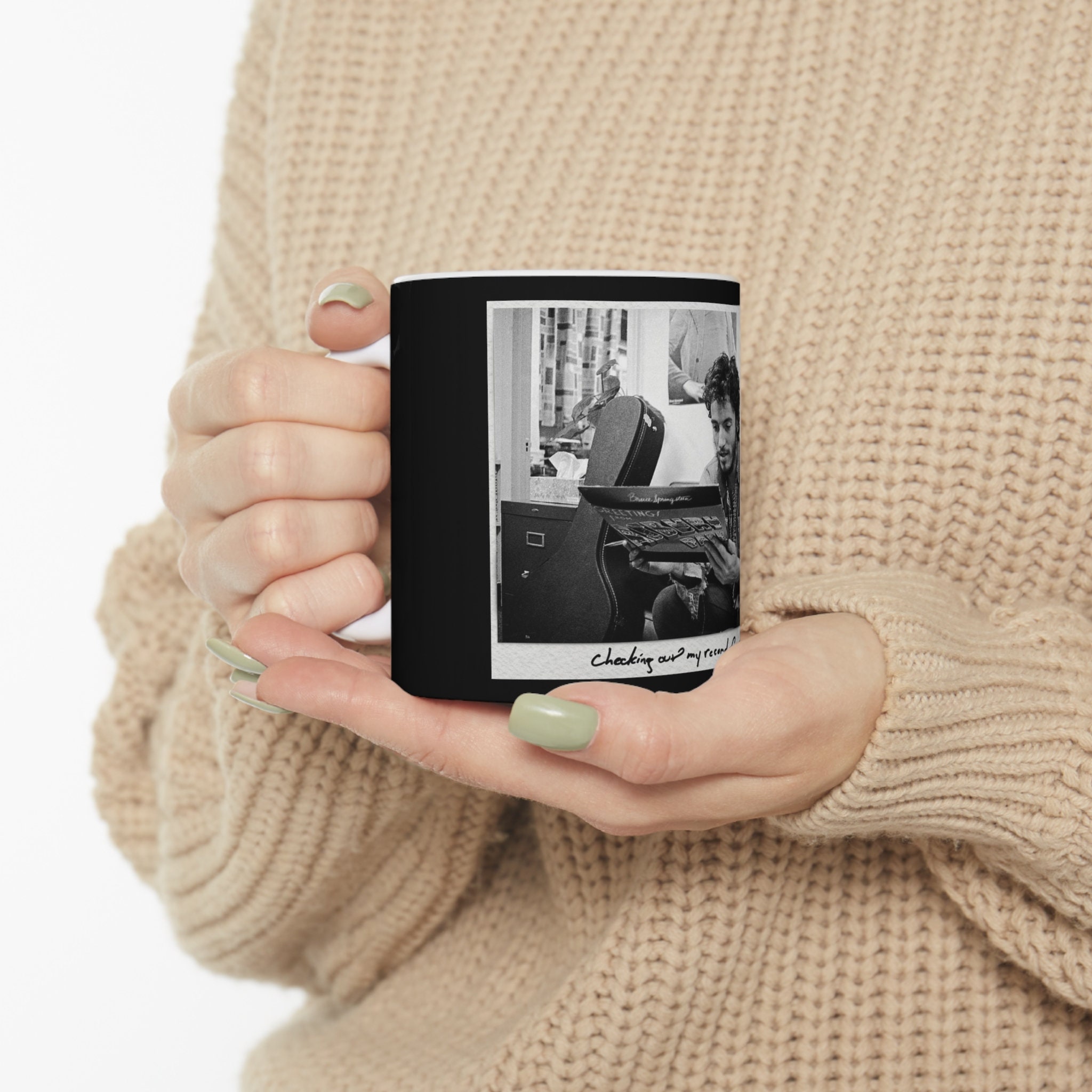 The Boss First Album Ceramic Mug 11oz Bruce Springsteen Asbury Park N.J ...