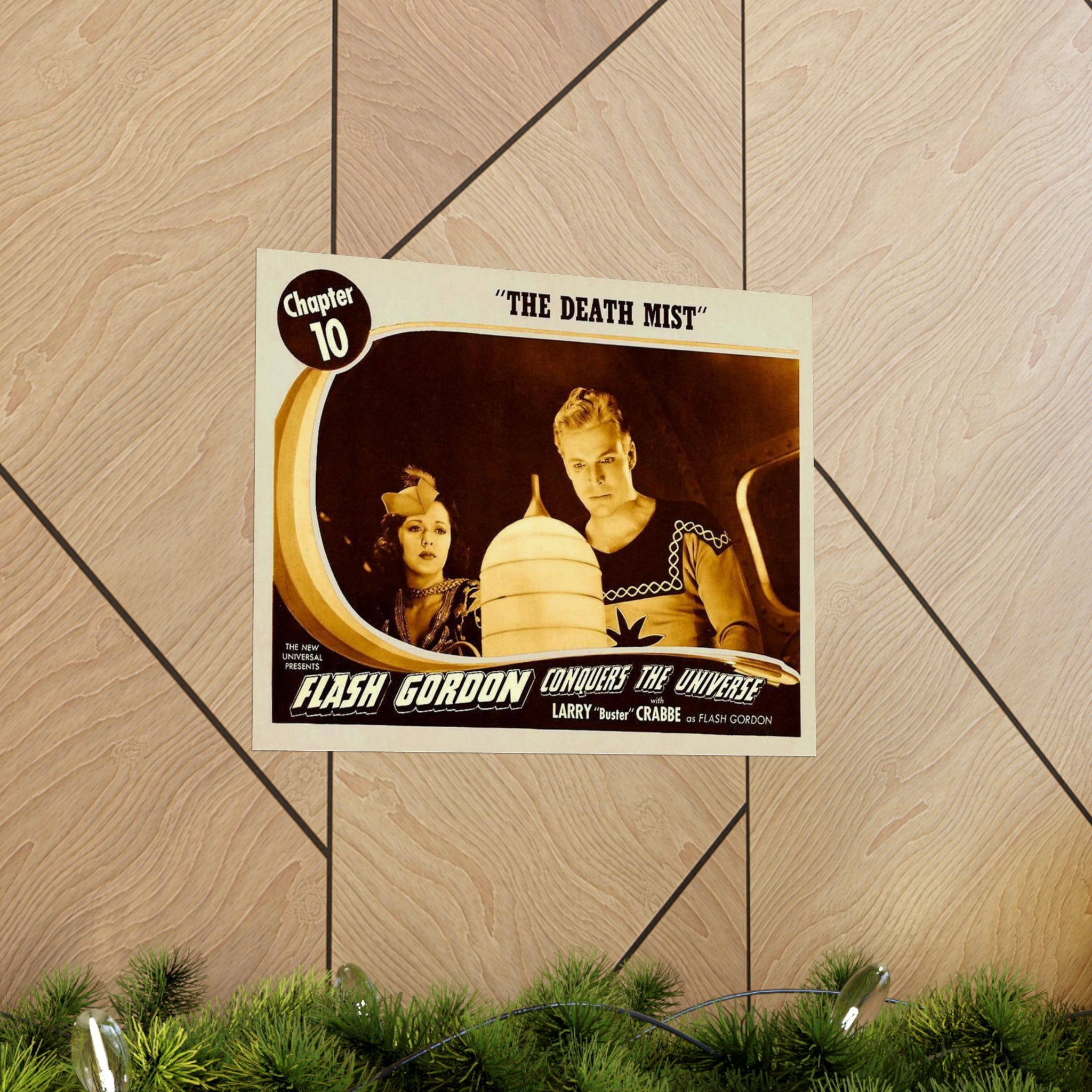 Flash Gordon Conquers the Universe Lobby Card Retro Print Ch10 Matte ...