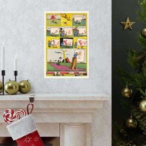 Krazy Kat & Ignatz Vintage Comic Strip Art Print: George Herriman, 1939 ...