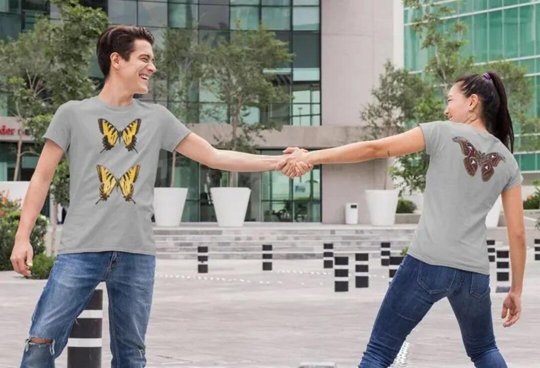 Tiger Swallowtail Butterflys & Atlas Moth T-shirt: Front and Back, Have ...