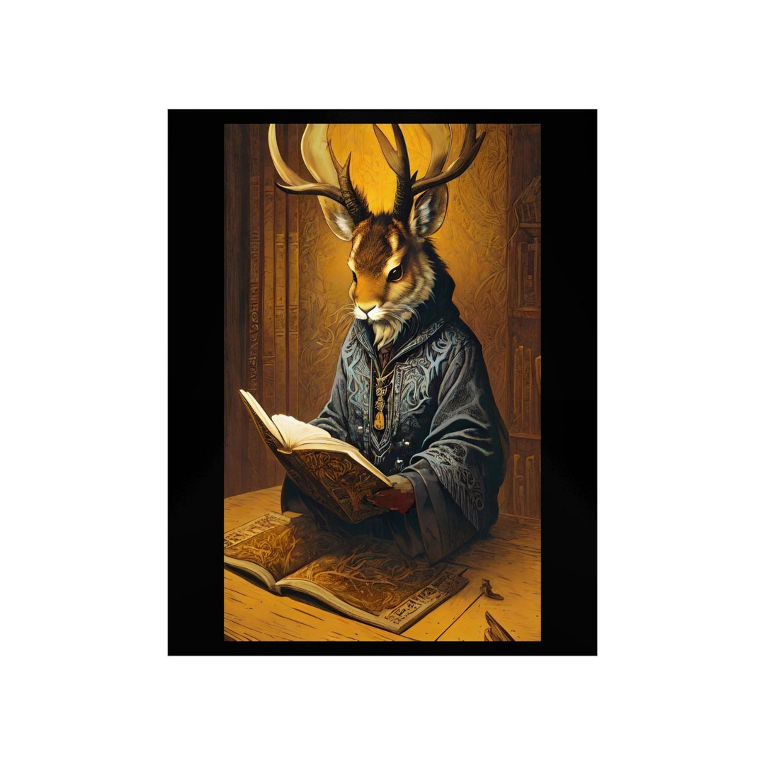 Jackalope Tales Art Print: Lisa Umbarger & Charles Mooney, 11x14 Matte ...