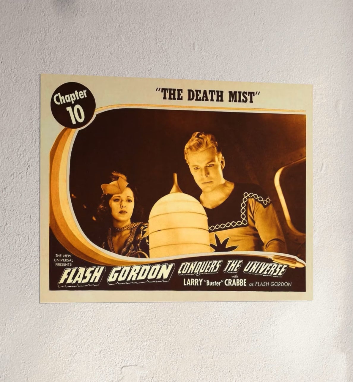 Flash Gordon Conquers the Universe Lobby Card Retro Print Ch10 Matte ...