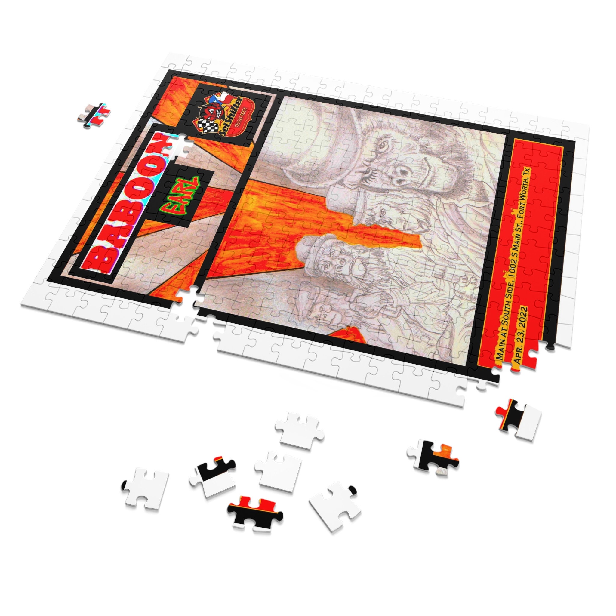 Solshifter Gig Apr. 23, 2022 Baboon Jigsaw Puzzle 252-piece 14x11 Ape ...