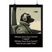 Black Lab Fighter Pilot Print: Retro Aviation Art, Wes Anderson Style ...
