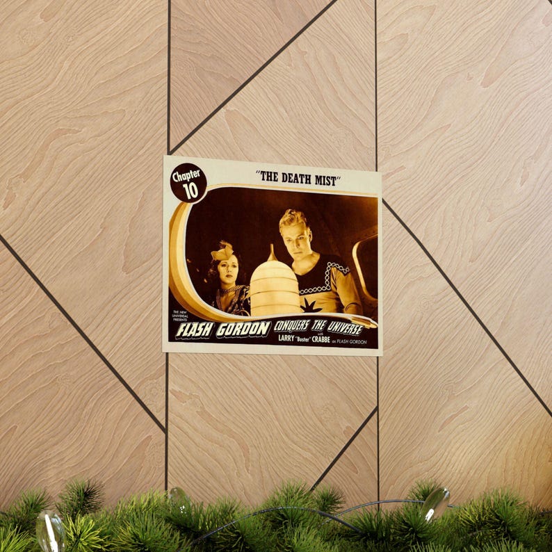 Flash Gordon Retro Sci-fi Retro Print: Buster Crabbe, Carol Hughes ...