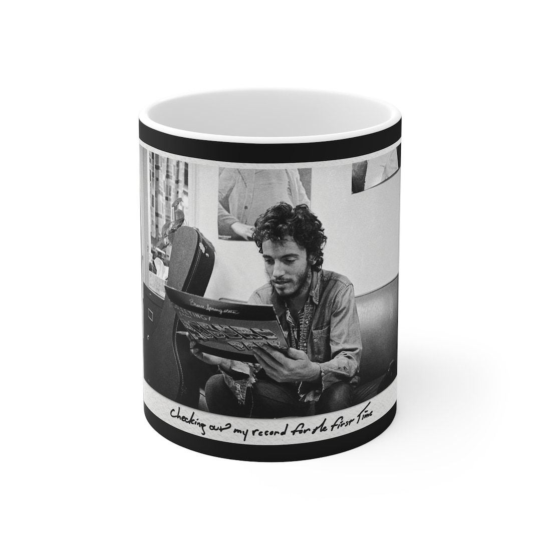 The Boss First Album Ceramic Mug 11oz Bruce Springsteen Asbury Park N.J ...