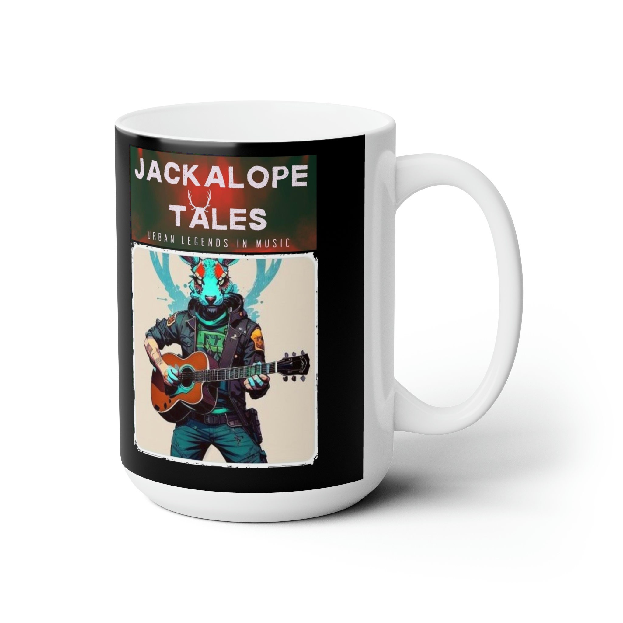 Jackalope Tales 3 Large 15oz Ceramic Mug Podcast Lisa Umbarger Charles ...