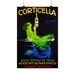 Vintage Italian Mermaid Poster: Corticella Mineral Water Ad (12x18) - Etsy