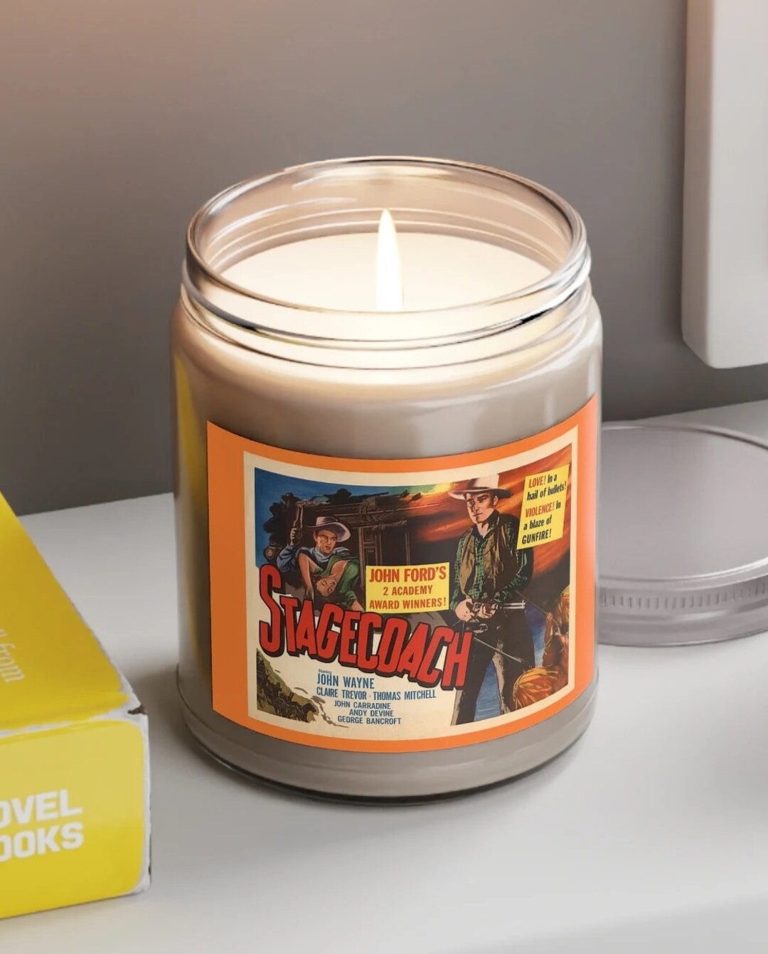 Stagecoach Spice Scented Aromathrapy Candles, 9oz Comfort Spice Western John Wayne John Ford ...