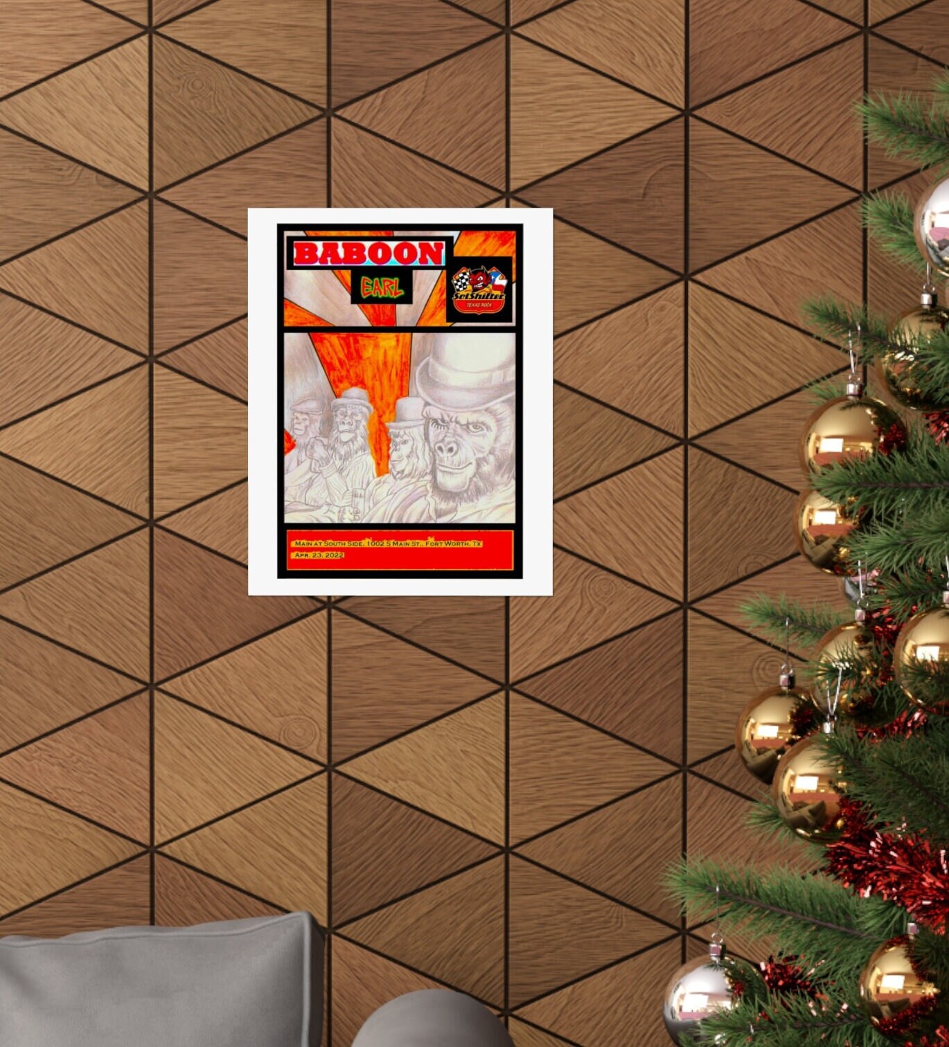 Solshifter Gig Apr. 23, 2022 Baboon Premium Matte Poster Ape Planet a ...