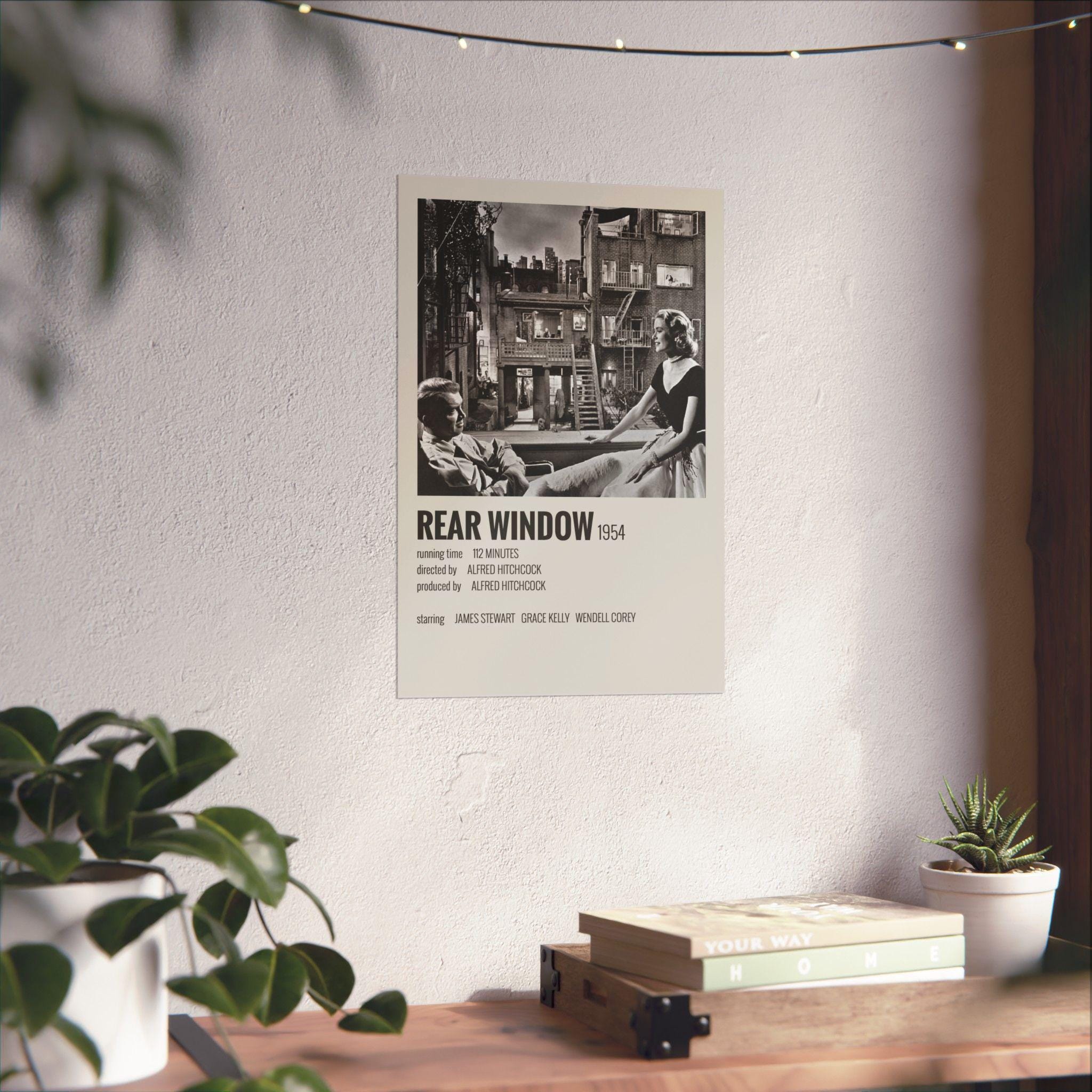 Rear Window 1954 Alfred Hitchcock Retro Print: Jimmie Stewart, Grace ...