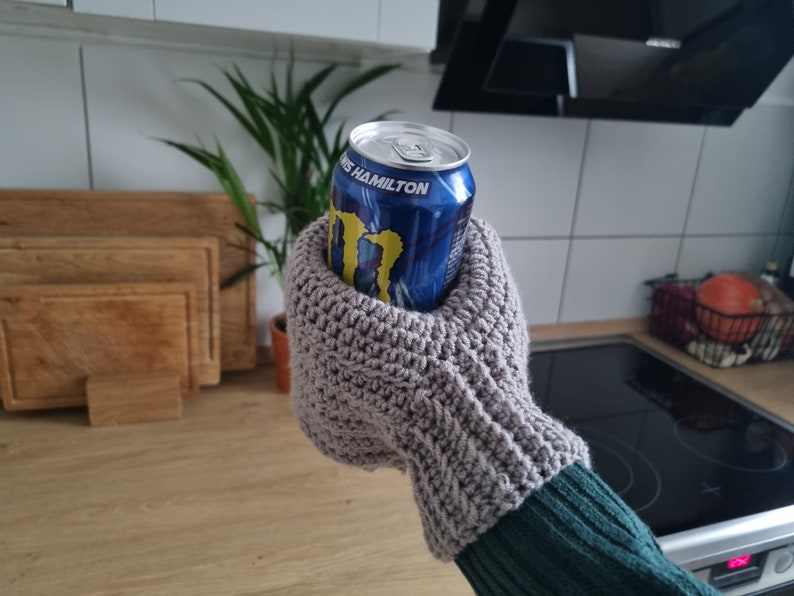 Beer Buddy Beer Mitten Crochet Pattern Pdf Beverage Glove Beverage ...
