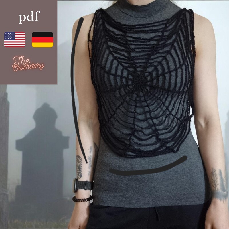 Spider Web Sweater - Etsy