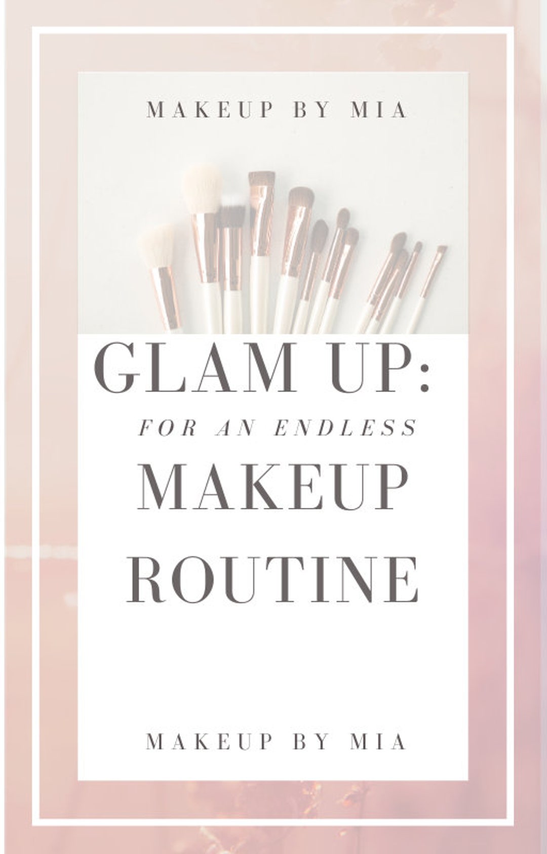 Glam Up: for an Endless Makeup Routine - Etsy