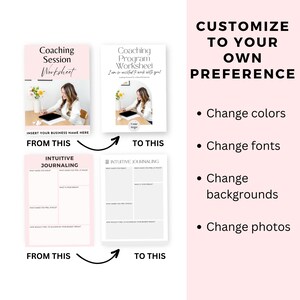 Coaching Session Worksheet for Coach, Coaching Worksheet Tools ...