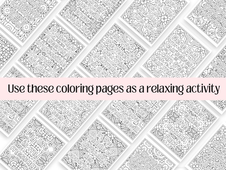 50 Motivational Quotes Coloring Pages for Adults and Teens ...
