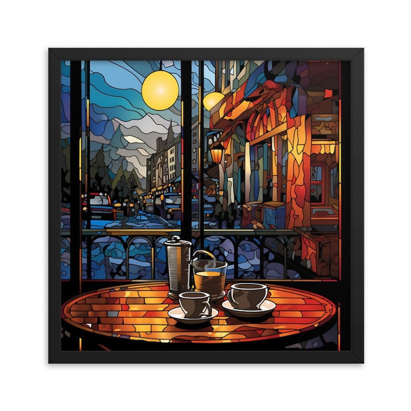 Coffee Shop Art - Etsy