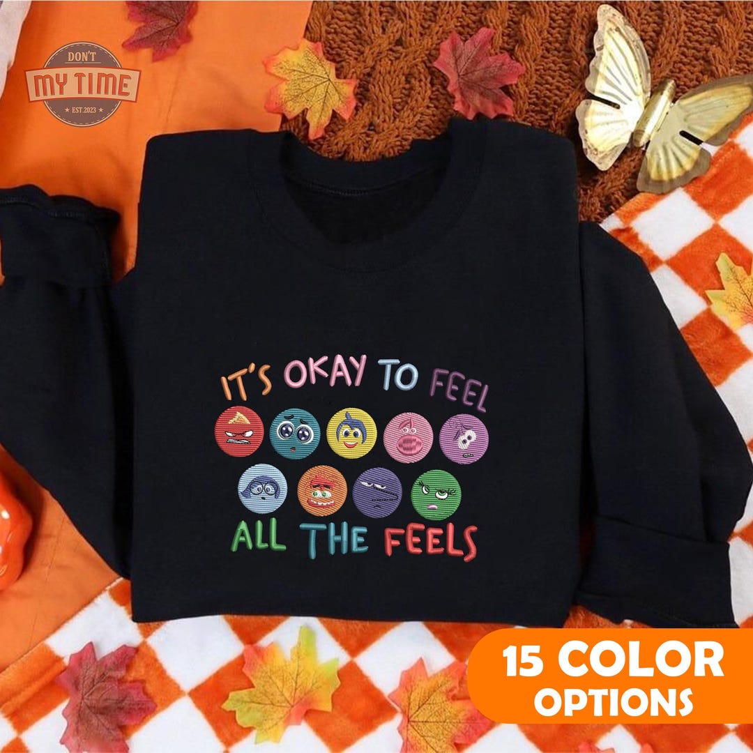 It's Okay to Feel All the Feel Sweaters, Cartoon Friend Emotional ...