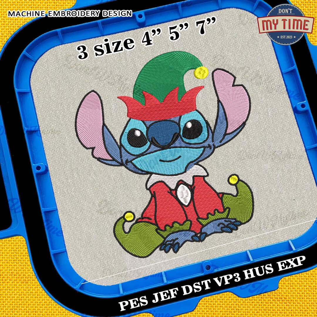 Christmas Elf Embroidery Machine Design Christmas Movie - Etsy