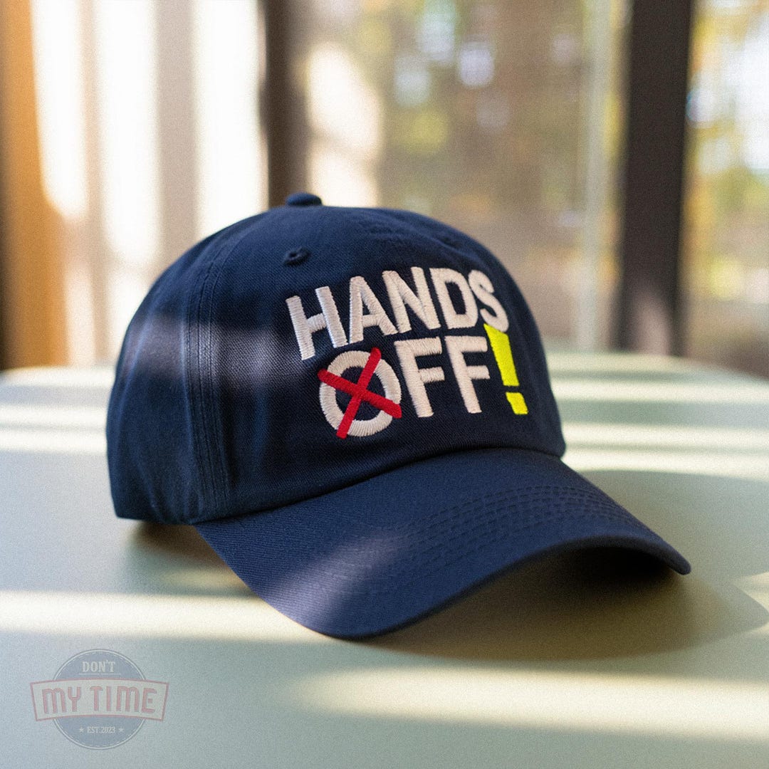 Embroidered Hands off Protest Hat, Political Activism Hat, Save Public ...