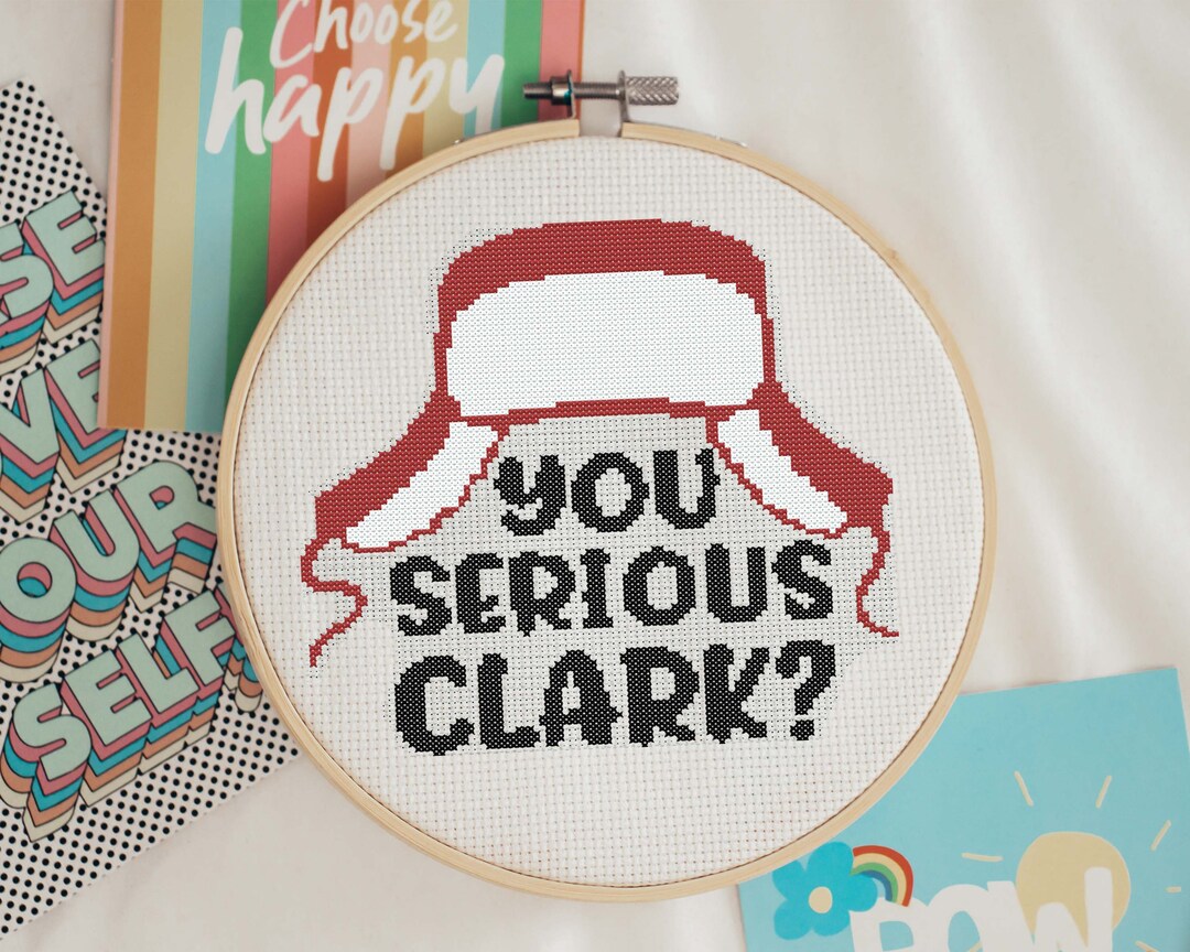Christmas Movie Clark Cross Stitch Pattern Mini Xmas Cross - Etsy