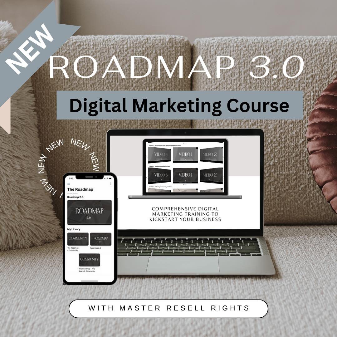 The Roadmap 3.0 Course With Master Resell Rights MRR Step-by-step Guide ...