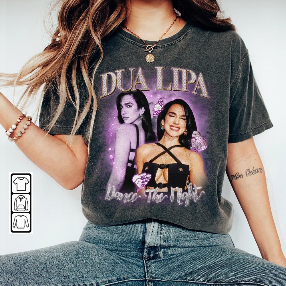 Camiseta Dua Lipa Cantante 2023 Dua Lipa Tour 2023 Merch Para Hombre ...
