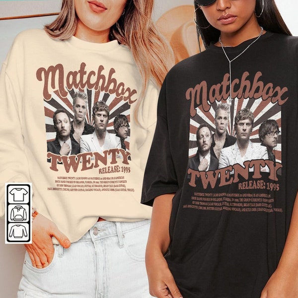 Retro Matchbox Twenty Shirts - Etsy