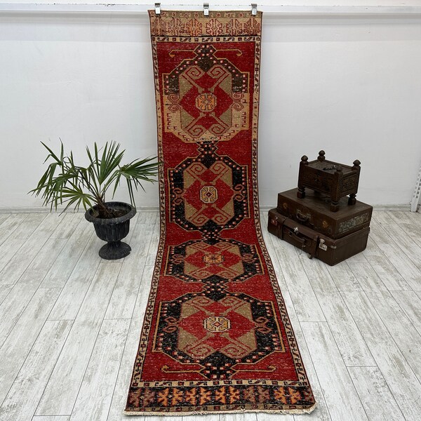 Red Rug Runner - Etsy