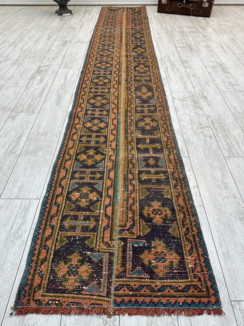 Rustic Corridor Carpet – Farmhouse Narrow Runner – Cozy Floor Decor - Etsy