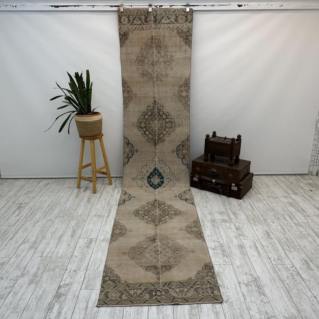 Runner Rug, Very Long Runner, Extra Long Runner, Turkish Rug, Anatolian ...